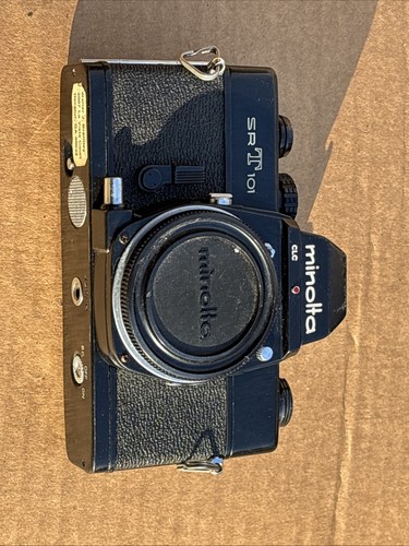 Minolta SR-T SRT 101 Black 35mm SLR body Only from JAPAN Works Well | eBay