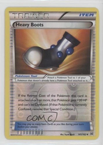 Heavy Boots Reverse Foil Pokémon XY BREAKthrough #141 | eBay