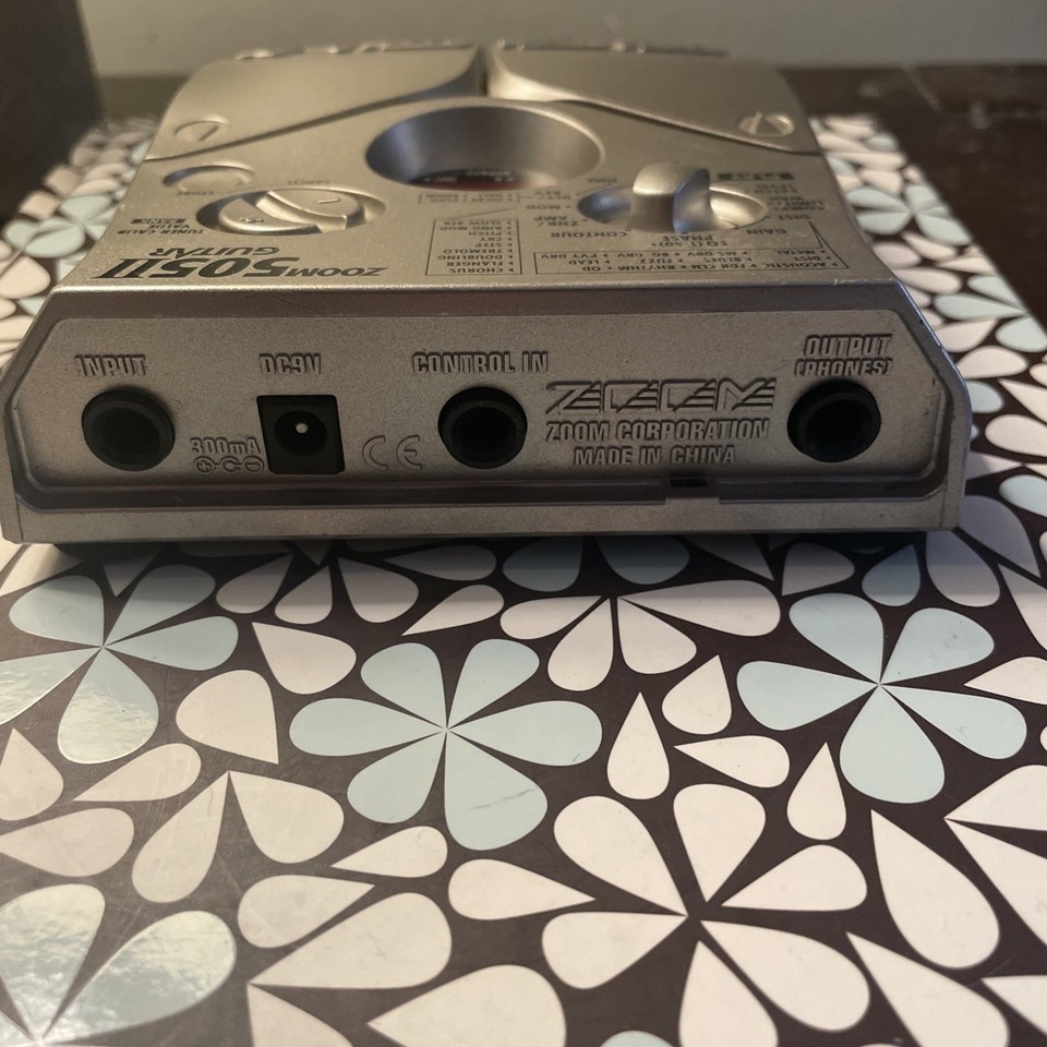 Zoom 505 II Guitar Multi-Effect Pedal Tested Multi-Function Main Unit ...