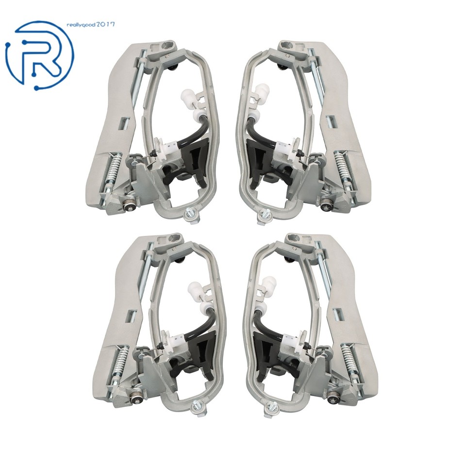 4 Pcs Door Handle Carriers For BMW X5 2000-04 05 2006 Right Left Front ...