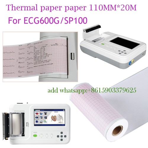 ECG Printer Paper Thermal Recorder Paper size,110mm*20m,for ECG600G ...