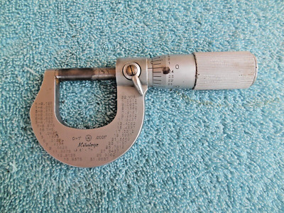 VINTAGE MITUTOYO 0-1 INCH .0001 Micrometer | eBay