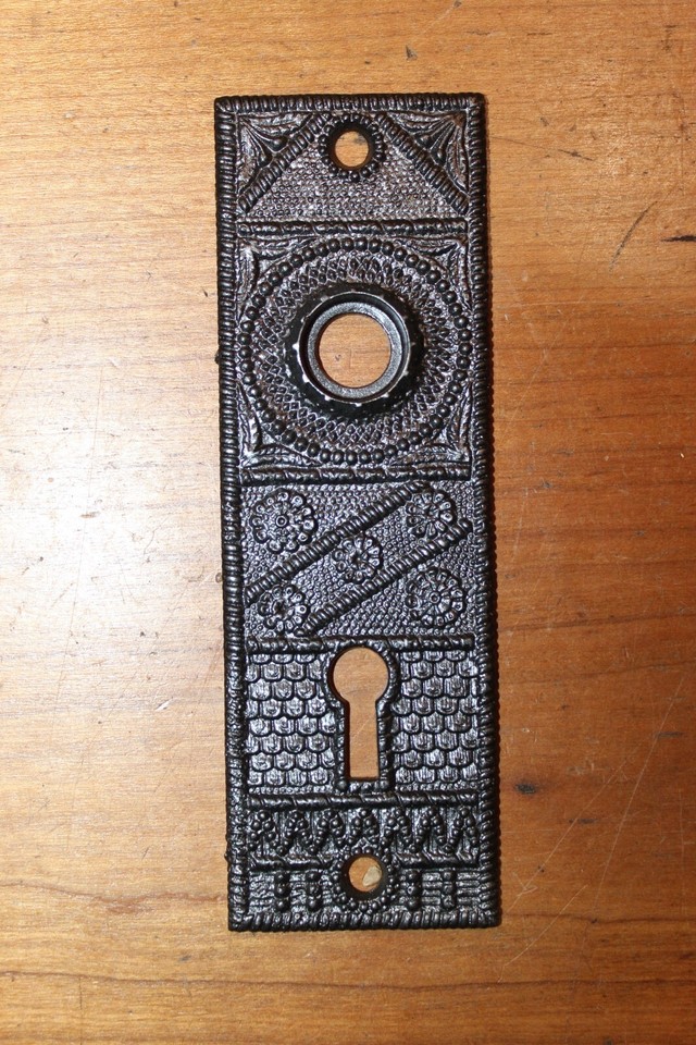 Antique Cast Iron Escutcheon for Norwich Lock Co Doorknob H-21920 C ...