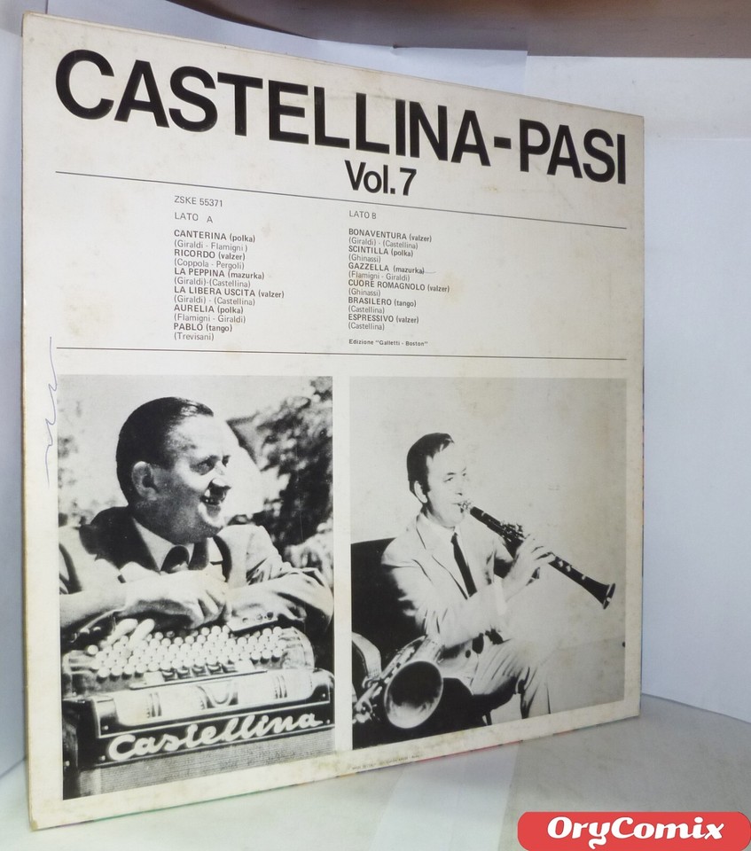Castellina - Pasi - Vol. 7 - Vinyl LP 12" Inches 33 RPM Excellent | eBay UK