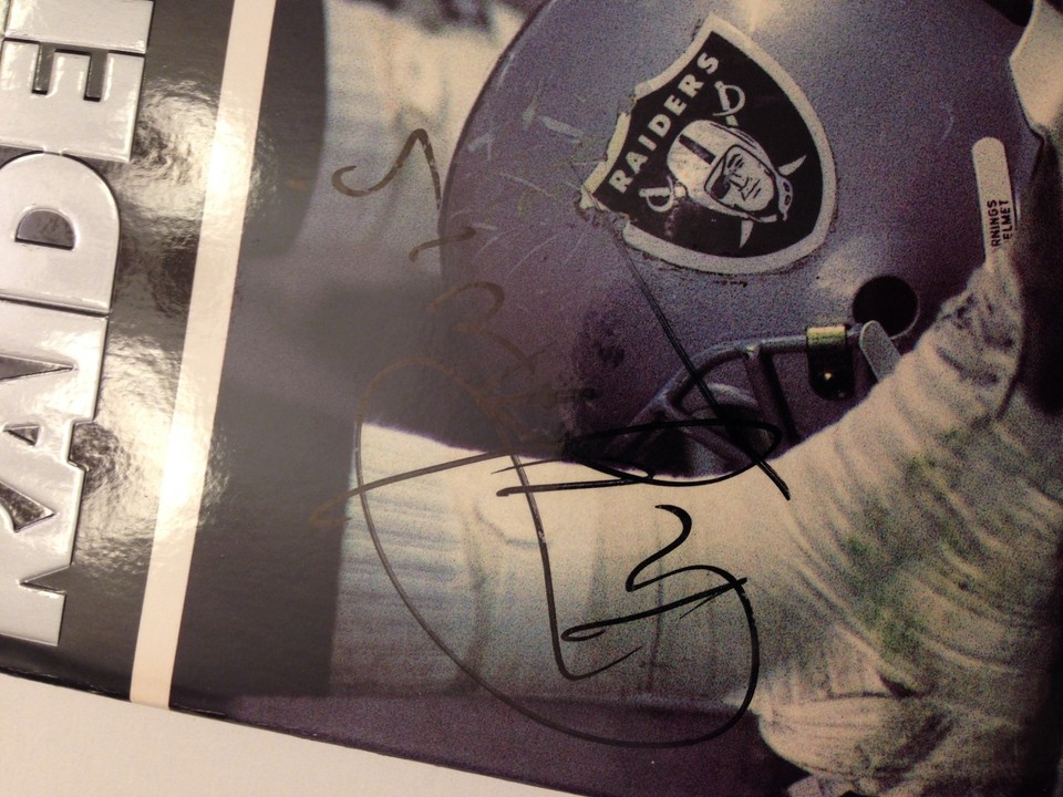 Al Davis Authenticated Signed Signature 1990 Raiders Autographed Media ...