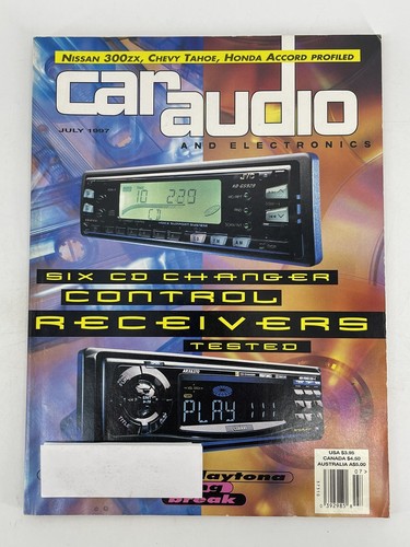 Car Audio And Electronics Magazine July 1997 Vol 10 NO 7 Six CD Changer ...