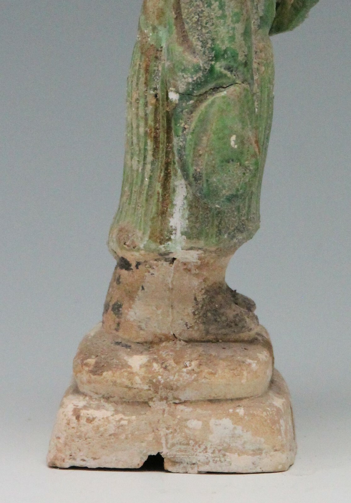 antique Chinese pottery Mingqi Tomb guardian attendant figure statue 22 ...