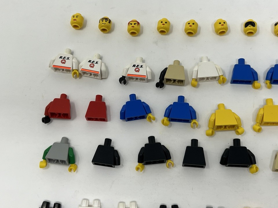 VTG Lego Minifigure Lot Torsos Leg Heads Star Wars Islander Pirate ...