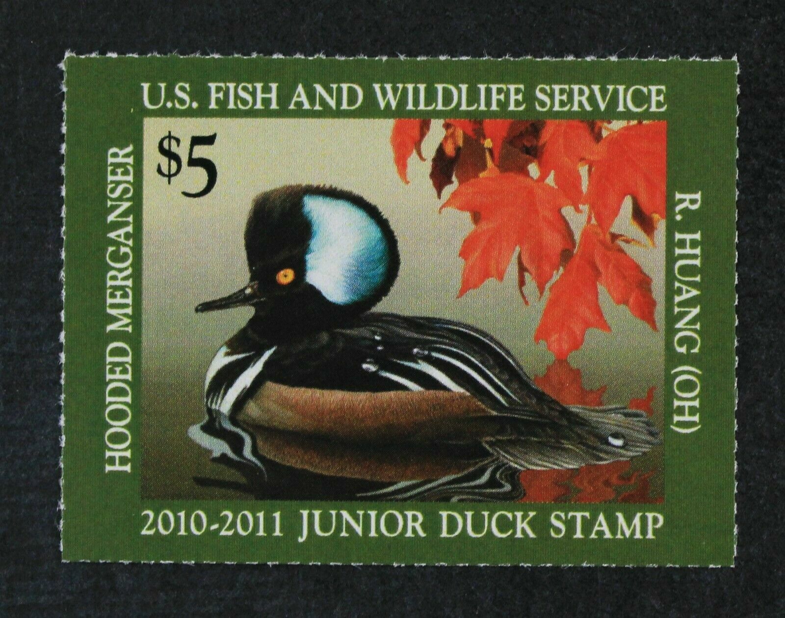 JDS18 2010 Federal Junior Duck Stamp (Huang) OGNH EBAY LOW STORE PRICE ...