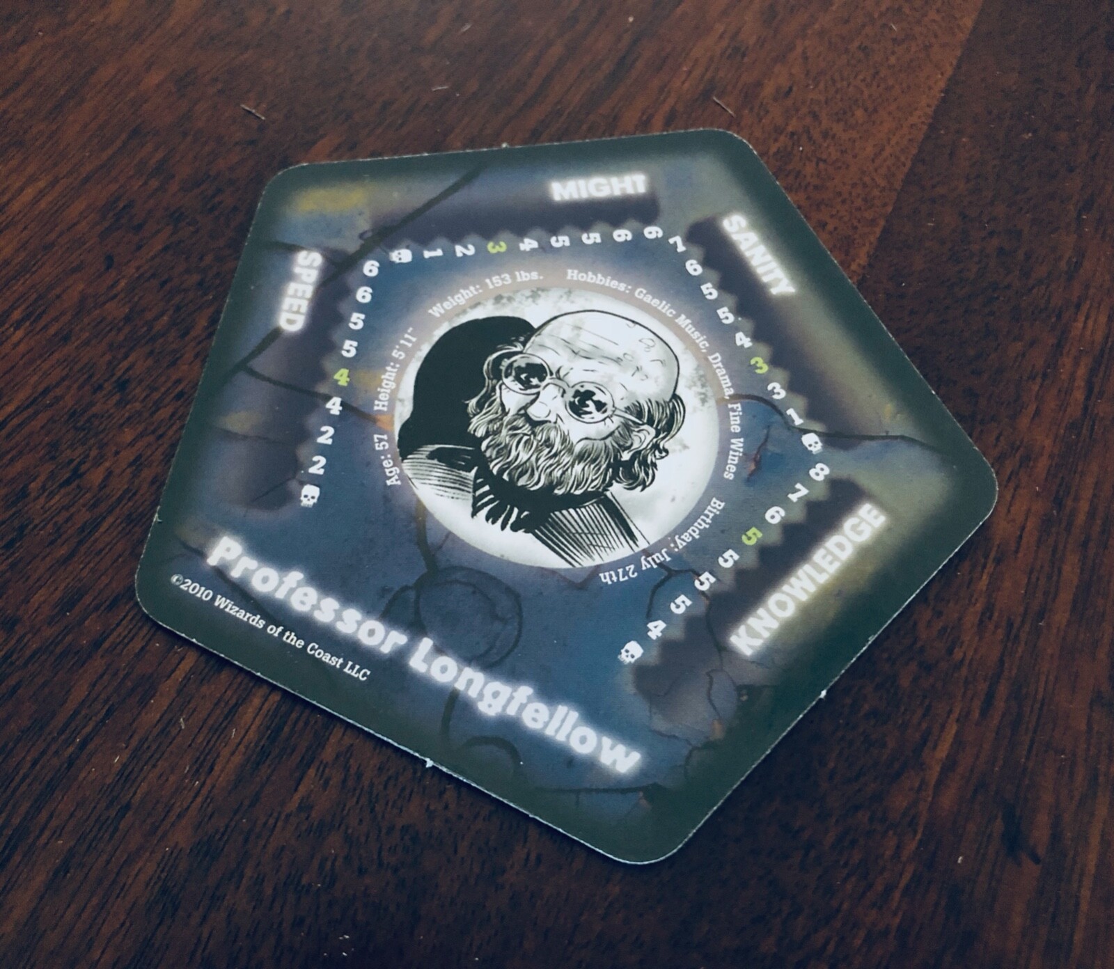 Betrayal at House on the Hill Character (Professor Longfellow/Father ...