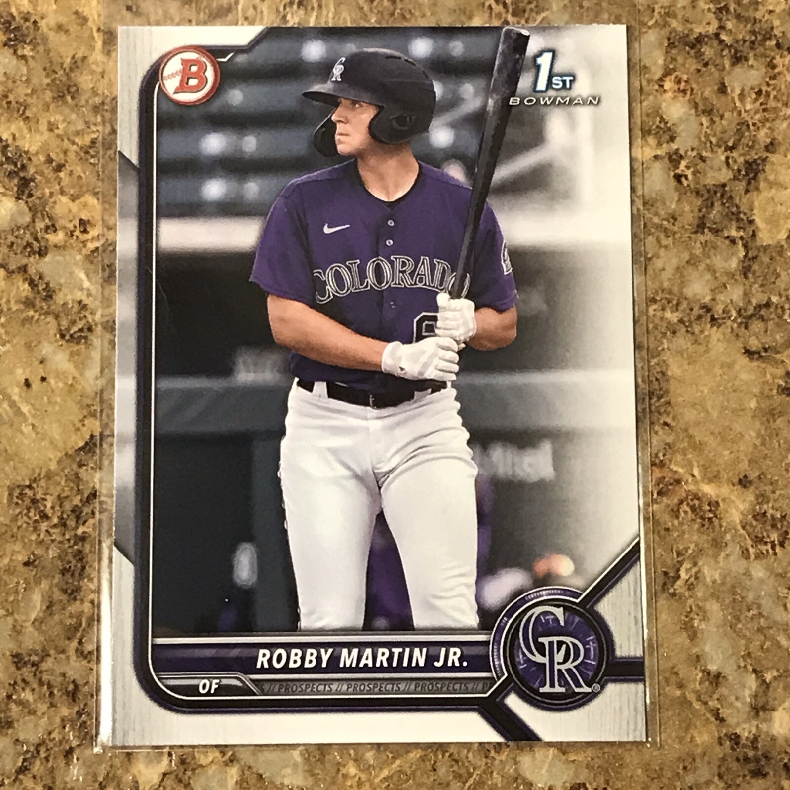Robby Martin Jr. 2022 1st Bowman Paper BP-43 Colorado Rockies Rookie ...