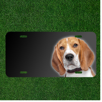 Custom Personalized License Plate Auto Tag With Basset Hound Dog Add ...