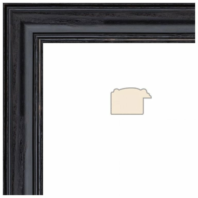 ArtToFrames 0066-59504-YBLK 1.25" Wide Solid Red Oak Picture Frame ...
