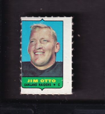 Jim Otto 1969 Topps 4-in-1 Football Stamp Single EX Oakland Raiders | eBay
