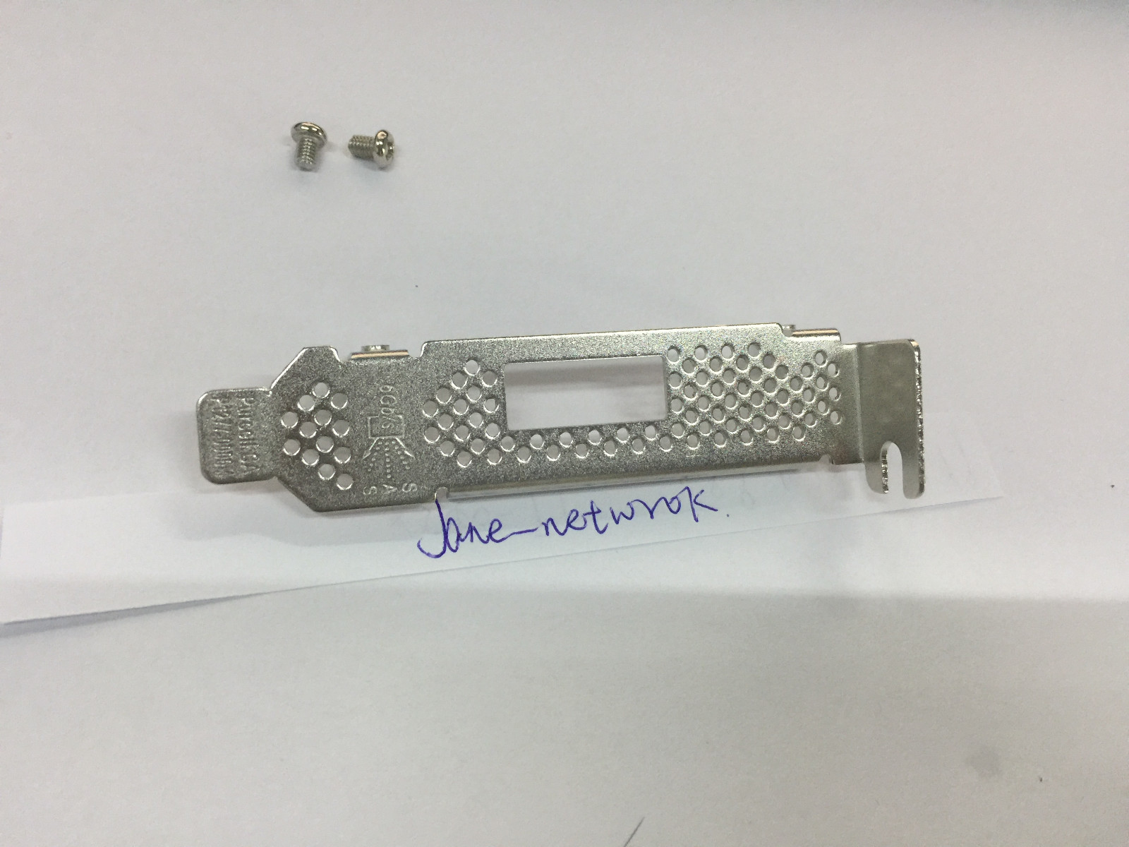 NEW LOW BRACKET PLATE for LSI SAS 9212-4i4e 68Y7354 68Y7353 3444E 3445E ...