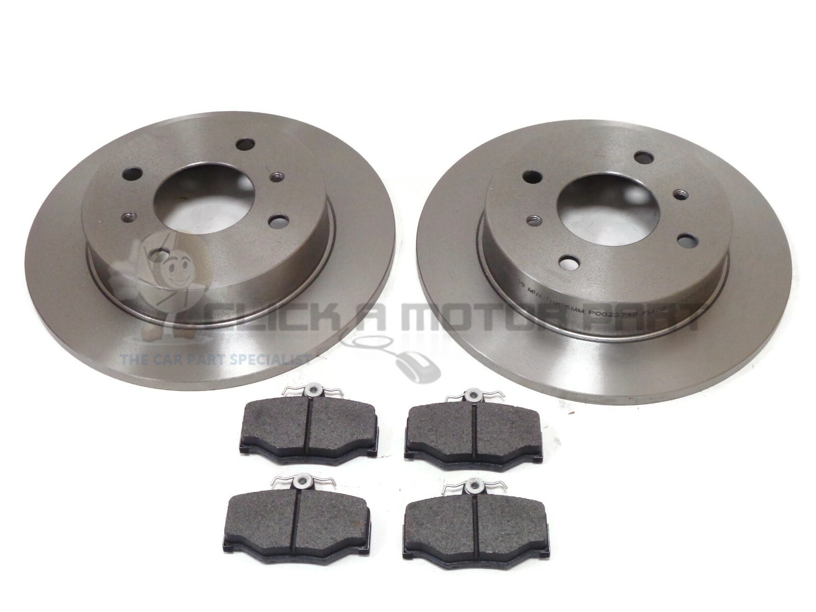 FOR NISSAN PRIMERA P11 2.0TD 2.0 GT REAR 2 BRAKE DISCS AND PADS SET NEW ...