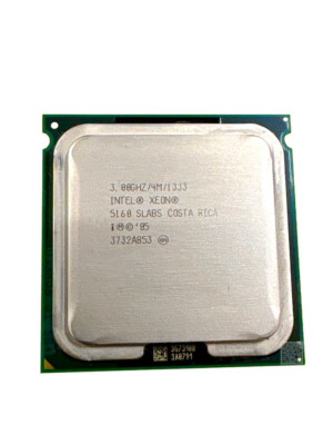 SLABS I Intel Xeon 5160 Dual-Core 3.0GHZ/4MB LGA771 1333MHz 80W CPU ...