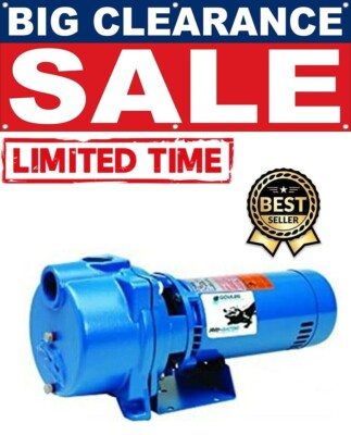 GOULDS GT15 1.5 HP IRRI-Gator Self-Priming Centrifugal Pump, 115/230 ...