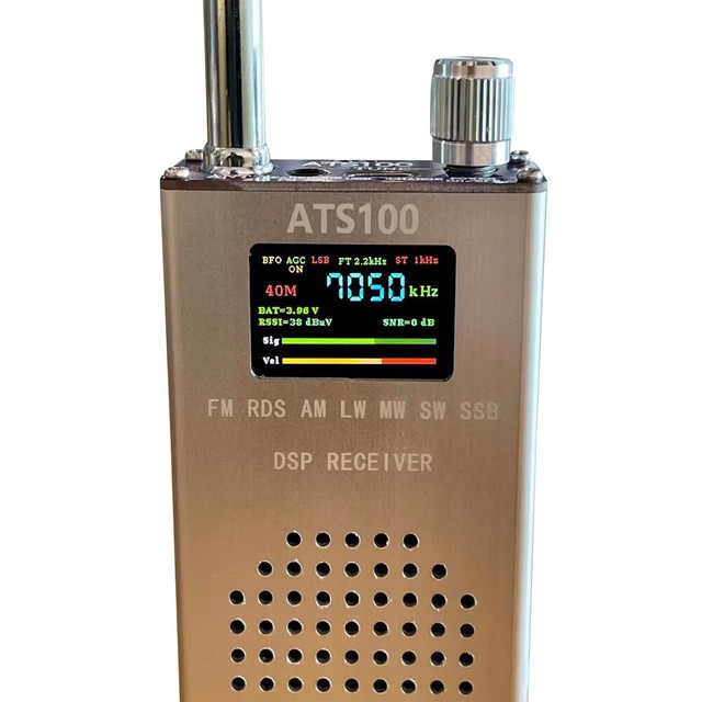 ATS100 All band 150K-30MHZ 64M-108MHZ FM RDS AM LW MW SW SSB DSP Radio ...