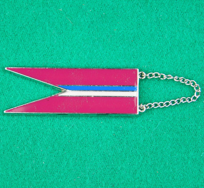 2790 WW2 POLISH COLLAR PENNON BADGE OF 20TH REGIMENT OF UHLANS POLAND ...