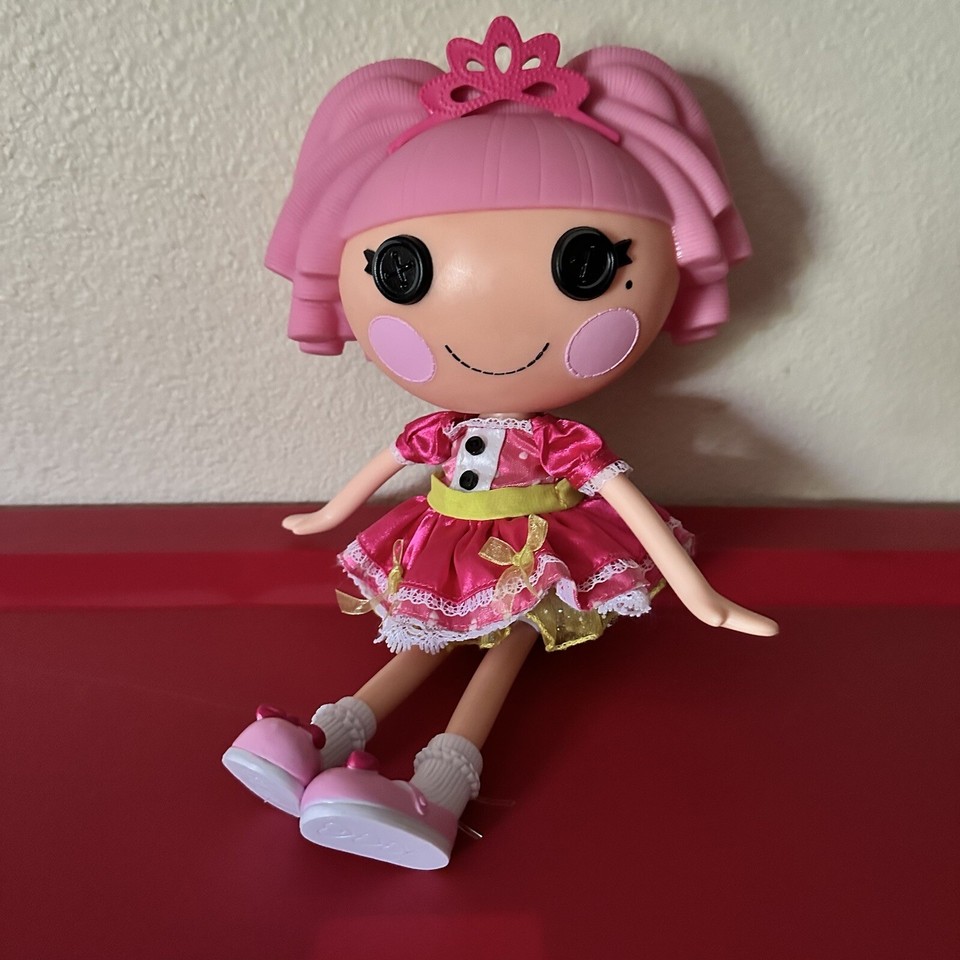 Lalaloopsy Jewel Sparkles 12" Doll Full Size Pink Hair & Crown | eBay