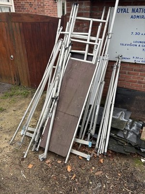 Aluminium Tower Scaffolding – Double Gantry – 2 Level – 6–10ft ...