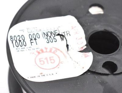 BELDEN 8020 0001000 8020-000 8020-000-1000 HOOK-UP WIRE 20 AWG 1000FT ...