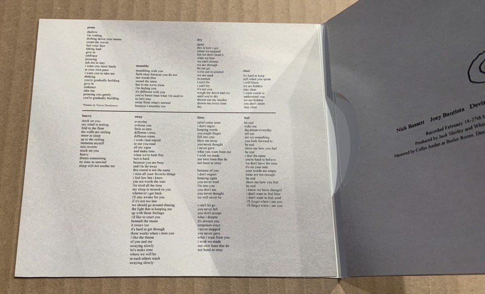 WHIRR Sway CD-Nothing Narrow Head Trauma Ray Cloakroom Fleshwater ...