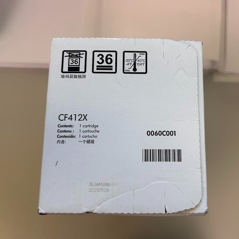 HP Color LaserJet Pro Ink Cartridge HP 410X Yellow M452, M477 | eBay