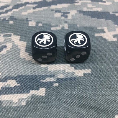 Microtech knives dice Claw logo Black & White Knife Pair | eBay