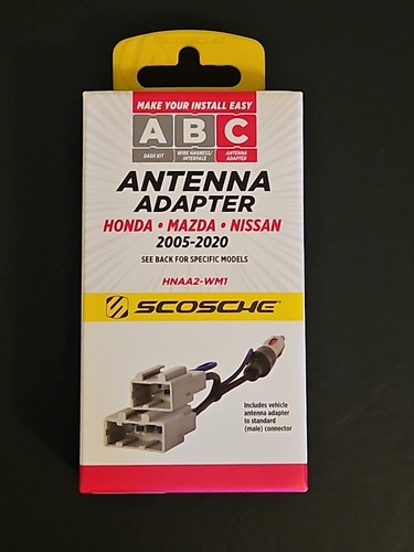 SCOSCHE Antenna Adapter HNAA2-WM1 Honda*Mazda*Nissan*Chevrolet*Kia ...