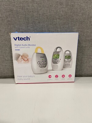 VTech DM221-2 Digital Audio Baby Monitor with Two Parent Units ...