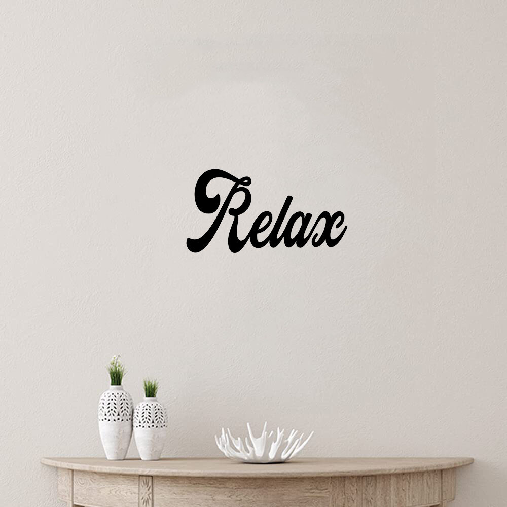 Relax Word Sign