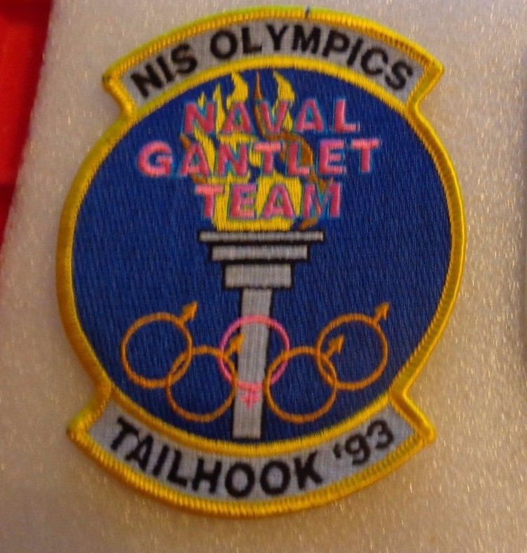 US NAVY PATCH, NIS OLYMPICS, TAILHOOK 1993, NAVAL GANTLET TEAM, | eBay