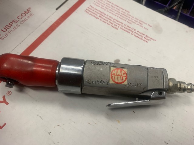Mac Tools 1/4" Drive Air Ratchet 360 Degree Rotating Head AR2765 Ar750 ...