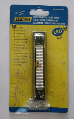 Seachoice Blue LED Underwater Light Strip 4" 03031 | eBay