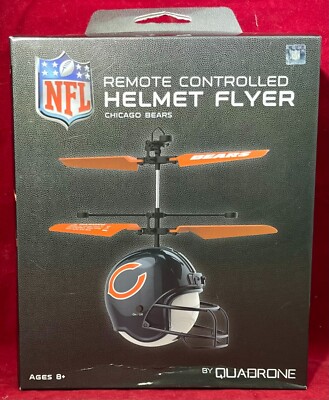 CHICAGO BEARS Remote Controlled NFL Helmet Flyer Quadrone Drone | eBay