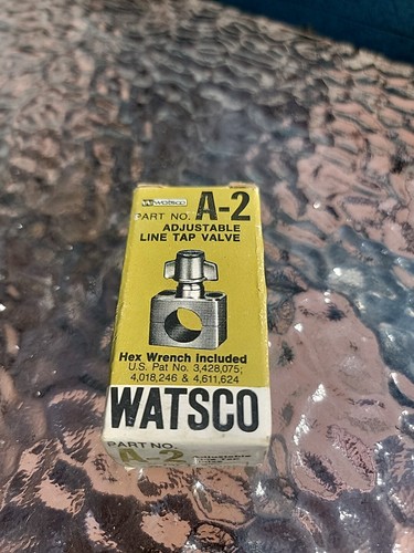 UNUSED Watsco A-2 Adjustable Line Tap Valves 1/2" & 5/8" Tube (A3) | eBay
