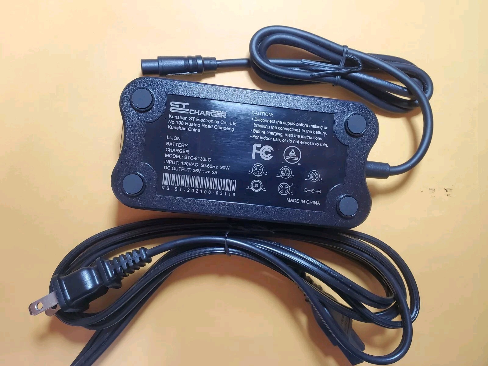 🔥42v 36v 2A STC-8133LC STC8133LC 3 pin Battery Charger for ANCHEER ebike | eBay