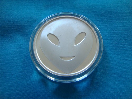 1 oz Emoji ALIEN Silver Round SilverTowne .999 Fine New ==${}|][$$ | eBay