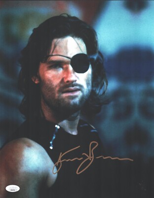 KURT RUSSEL Signed 11x14 ESCAPE FROM NEW YORK SNAKE Photo Autograph JSA ...