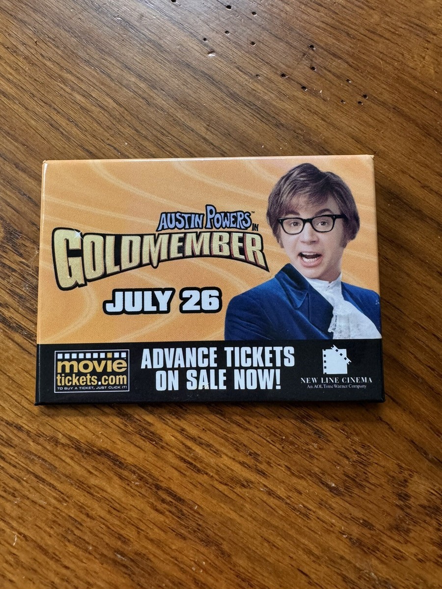 Goldmember Logo 2002 Brand New Austin Powers “Goldmember” Promo