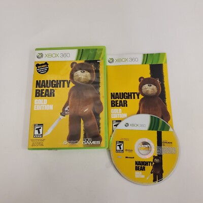 Naughty Bear Xbox 360 CIB Microsoft Complete Artificial Mind & Movement Gold Ed | eBay