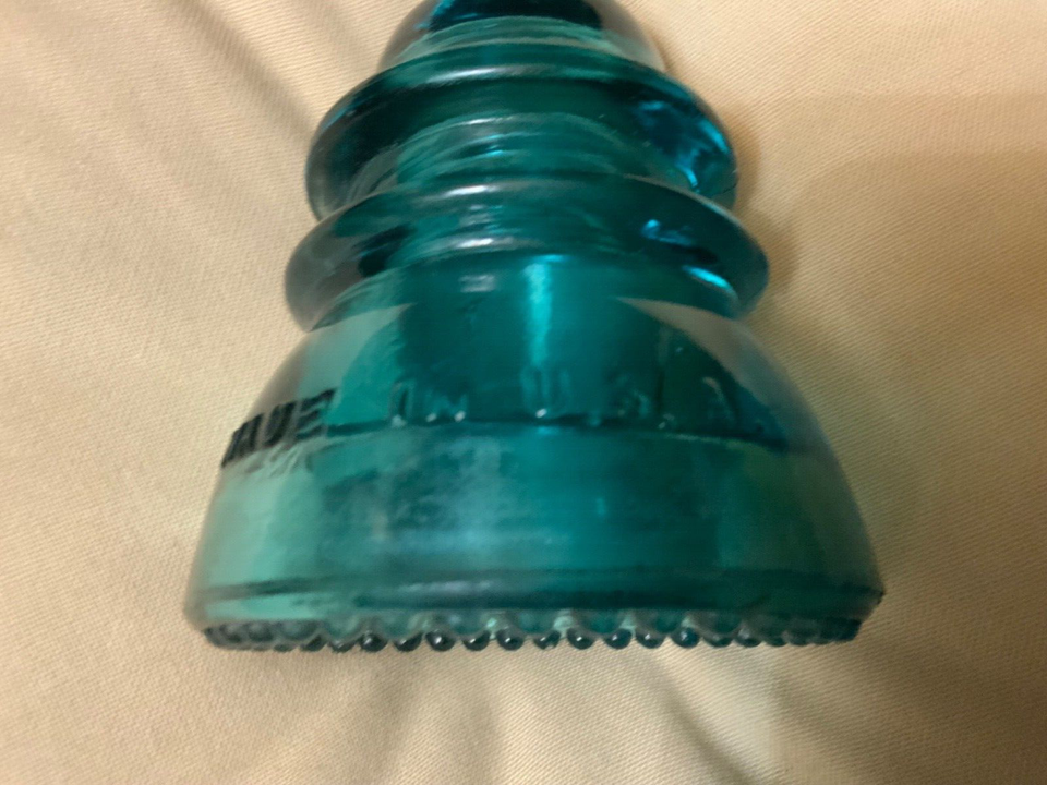 Rare VINTAGE GLASS INSULATOR 42 Hemingray NICE | eBay