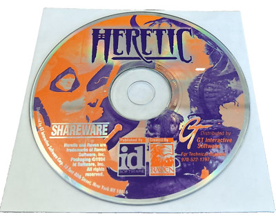 Heretic Shareware (PC 1994) Game CD Only CD-Rom | eBay