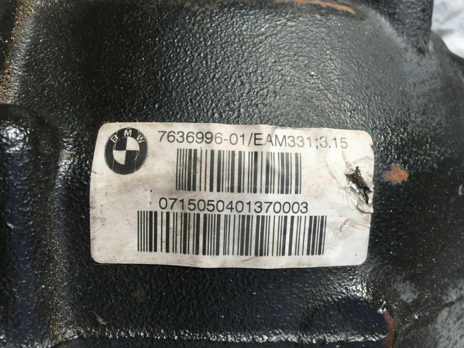 #BMW X5 F15 xDRIVE40d AUTO REAR DIFF DIFFERENTIAL 7636996 7589129 ...