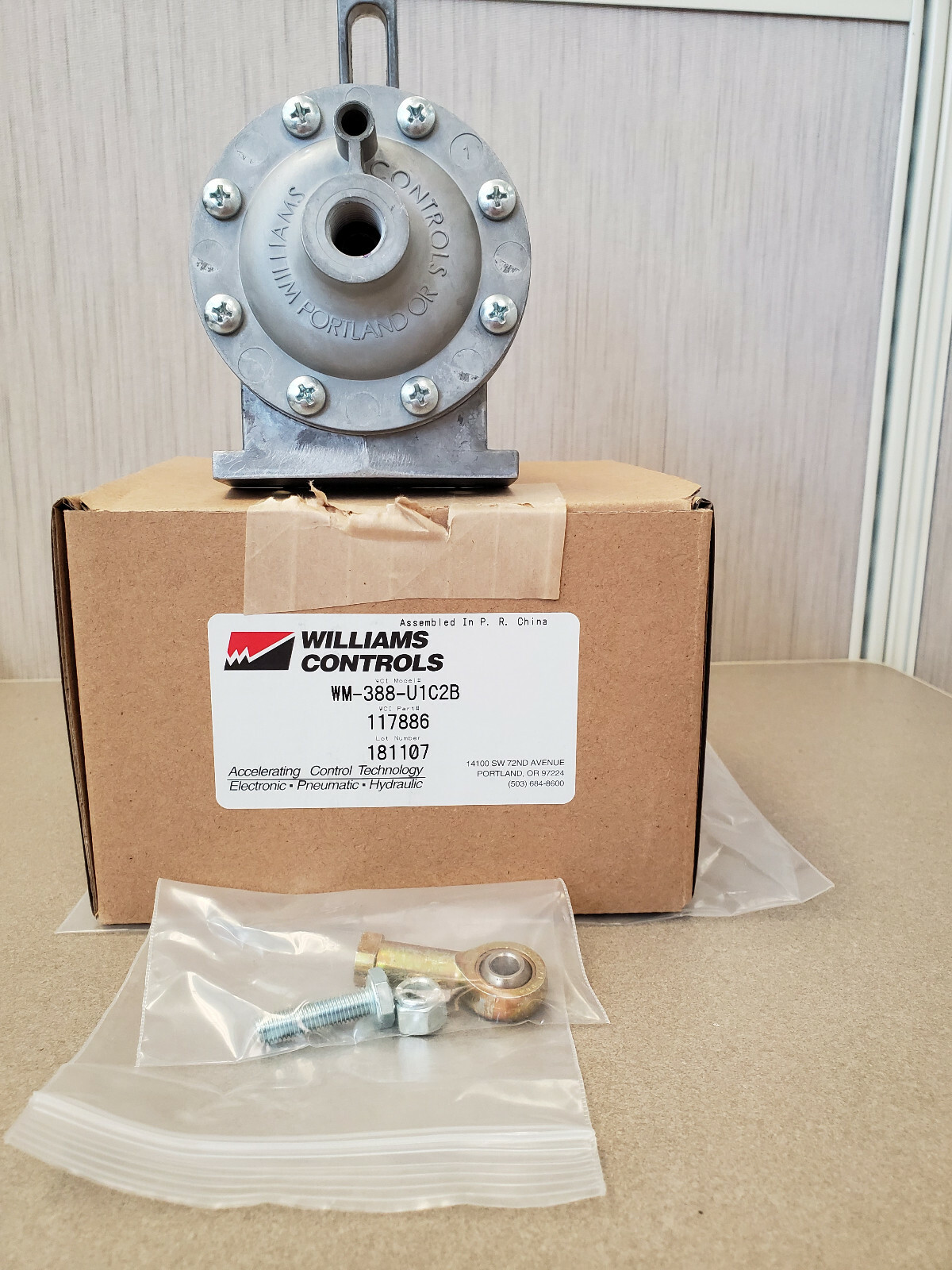 117886 / WM388-U1C2B - CYLINDER CONTROL, NSN 2590-00-247-6653 *GENUINE ...