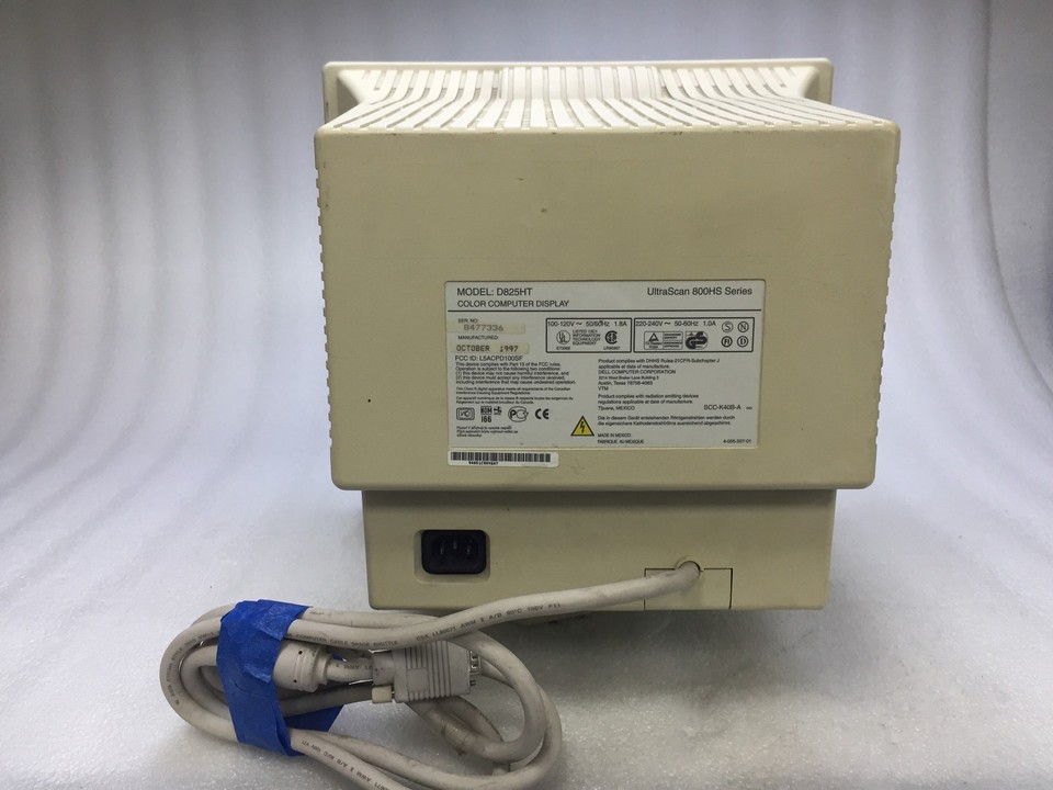 Vintage Dell D825HT UltraScan 800HS 14in Compact Gaming Computer ...
