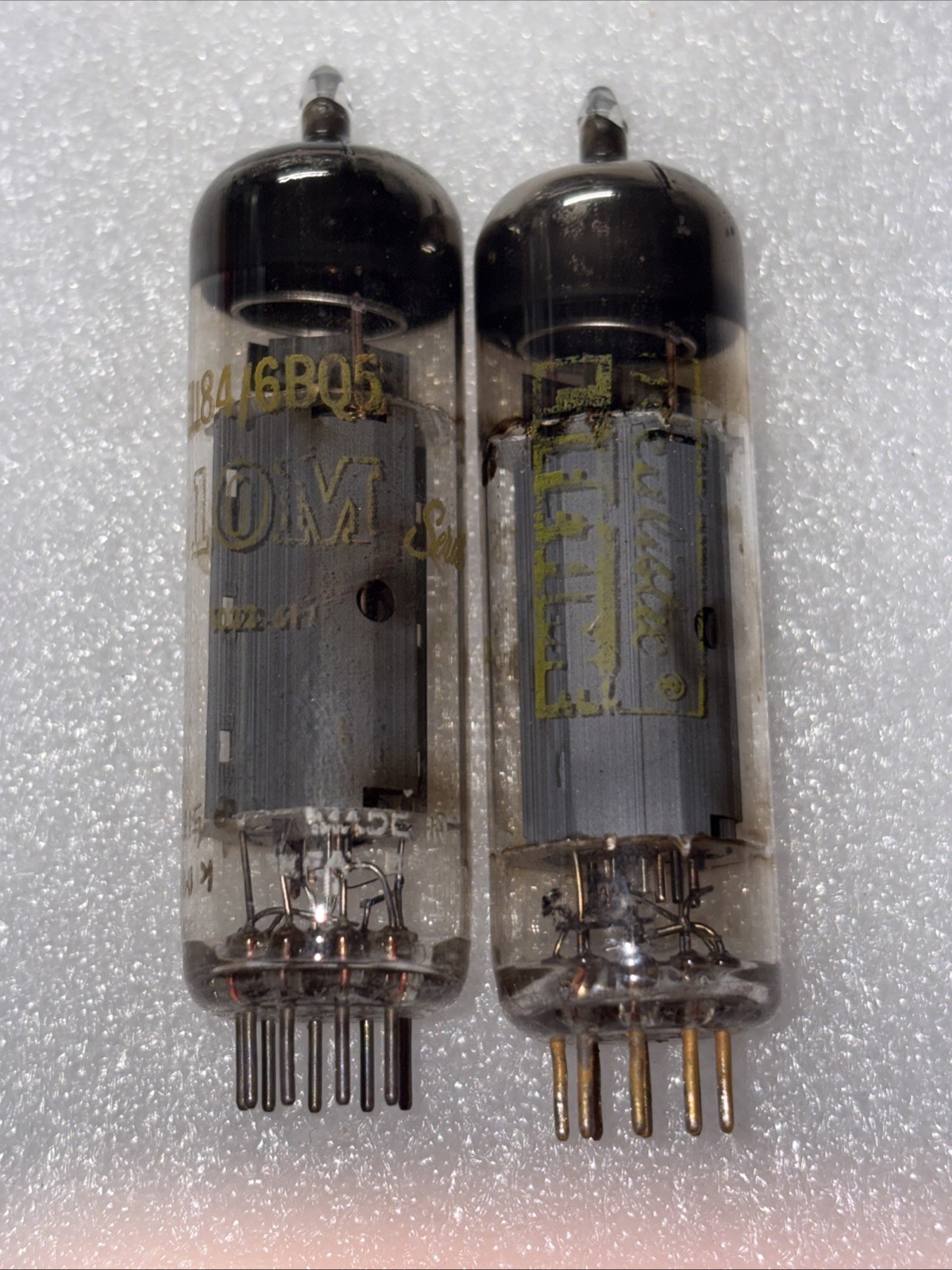 Pair Mullard 10M Master Series 6BQ5/EL84 Blackburn Amplitrex Tested ...