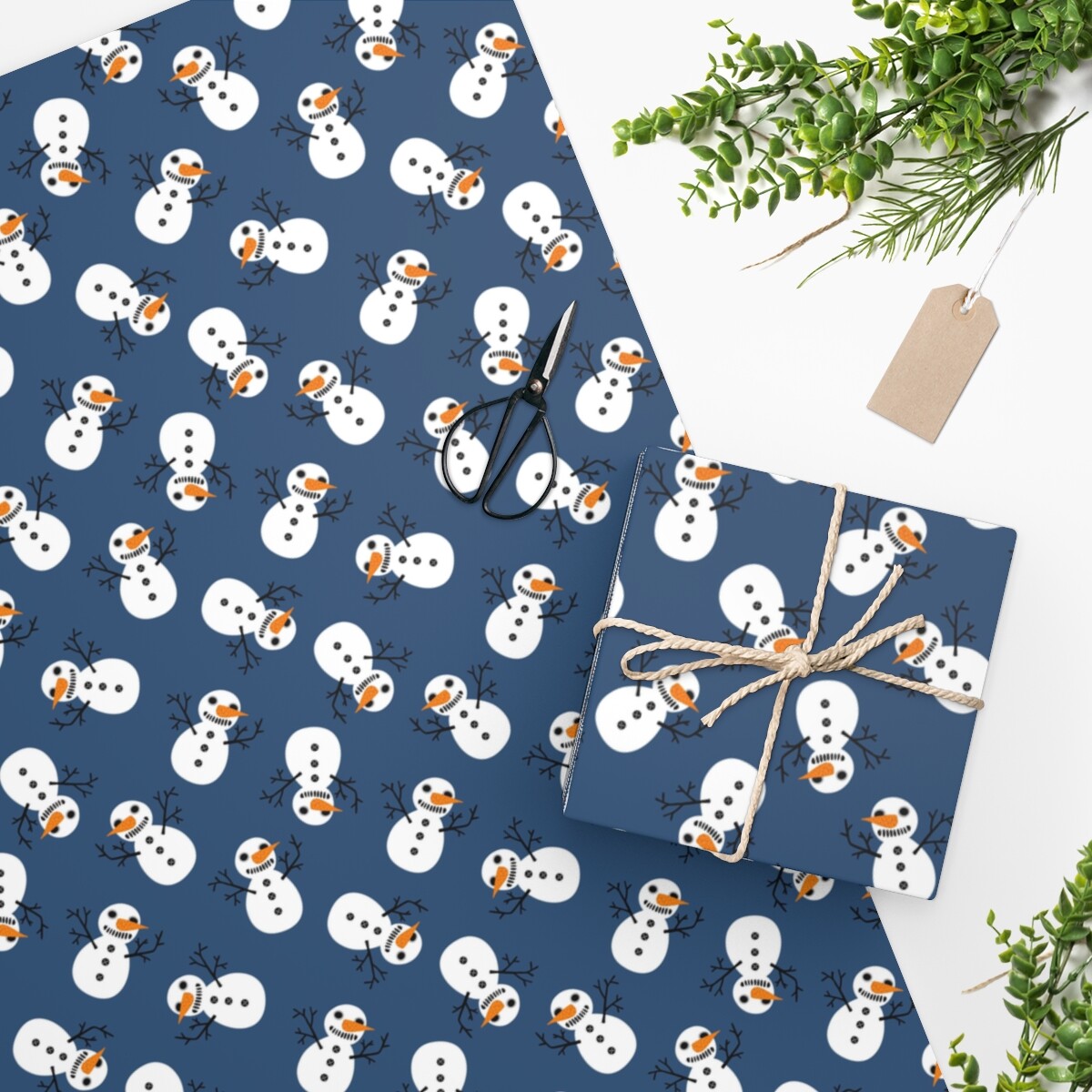 Snowman Wrapping Paper